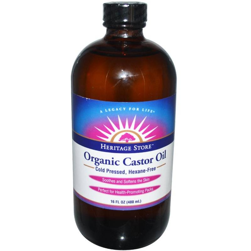 Heritage Store Organic Castor Oil 480ml